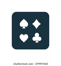 Card Suit Icon Vector Stock Vector (Royalty Free) 379997443 | Shutterstock