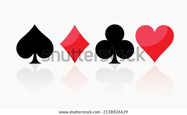 Card Suit Template Vector Illustration Stock Vector (Royalty Free ...