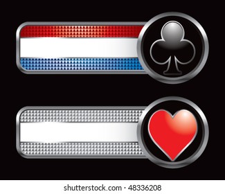 Card Suits Striped Banners Stock Vector (Royalty Free) 48336208 ...