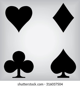 Card Symbols Stock Vector (Royalty Free) 316037504 | Shutterstock