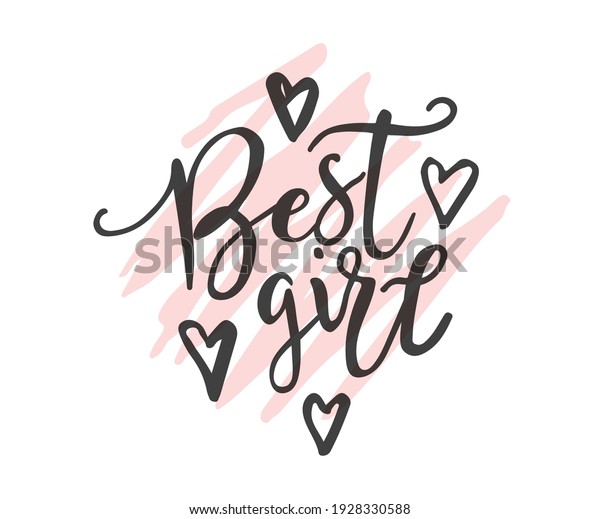 Card Template Banner Badge Hand Lettering Stock Vector (Royalty Free ...