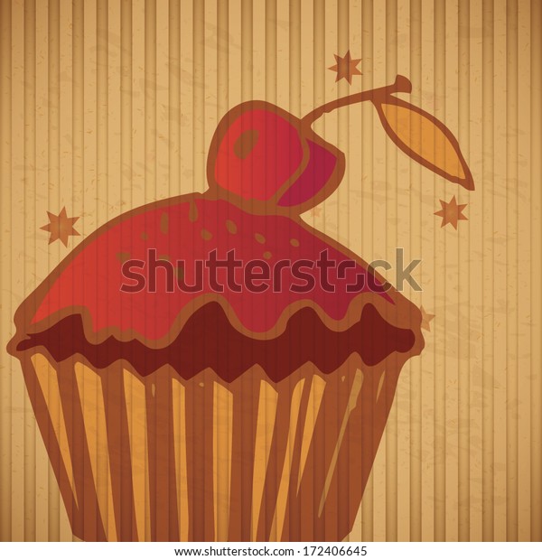 Cardboard Background Desert Stock Vector (Royalty Free) 172406645 ...