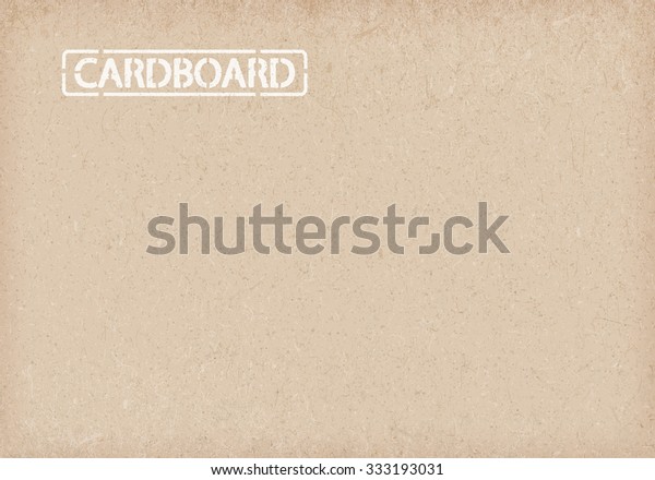Cardboard Background Wrapping Papervector Illustration Stock Vector ...