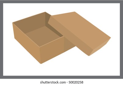 Cardboard Box Vector Stock Vector (Royalty Free) 202182121