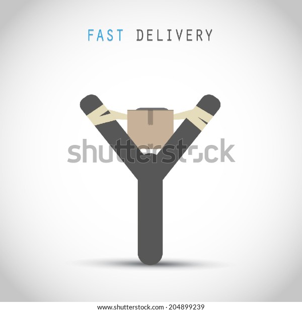 Cardboard Box Slingshot Stock Vector (Royalty Free) 204899239 ...