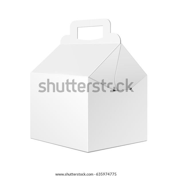 Cardboard Carry Packaging Box For Fast Food Meal, Gift Or Other ...