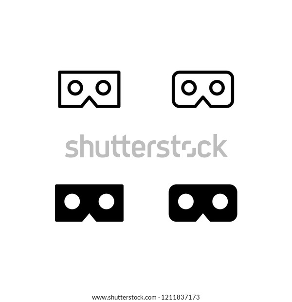 Cardboard Icon Logo Vector Symbol Stock Vector (Royalty Free) 1211837173