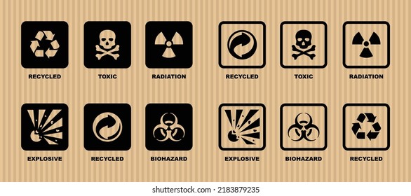 221 Biohazard shipping symbol Images, Stock Photos & Vectors | Shutterstock