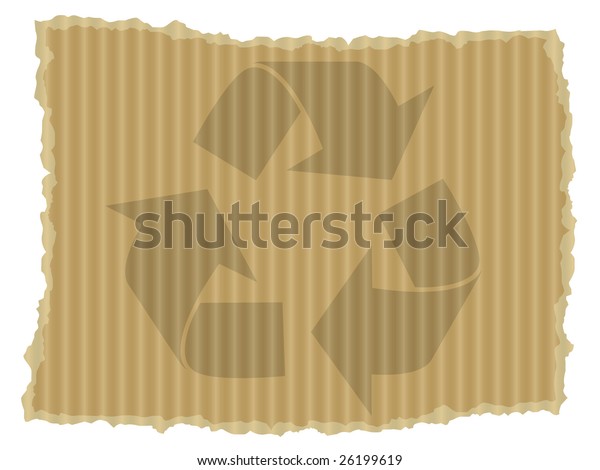 Cardboard Recycle Symbol Stock Vector (Royalty Free) 26199619 ...