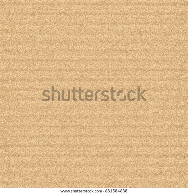 Cardboard Seamless Texture Vector Realistic Quality Stock Vector ...