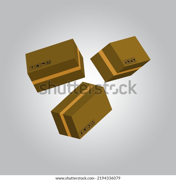 Cardboard Symbols Vector Illustration Stock Vector (Royalty Free ...