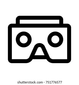 Cardboard Virtual Reality Stock Vector (Royalty Free) 751776577 ...