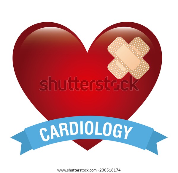 Cardiology Graphic Design Vector Illustration Stock Vector (Royalty ...