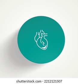 Cardiovascular Complications Icon Vector Design Stock Vector (Royalty ...