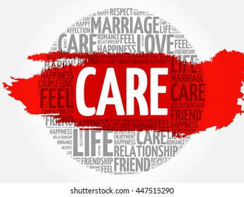 Care Circle Word Cloud Collage Concept Stock Vector (Royalty Free ...