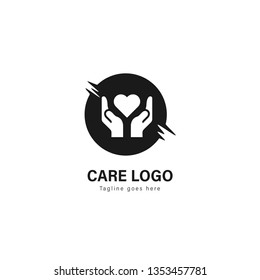 Care Logo Template Design Care Logo Stock Vector (Royalty Free ...