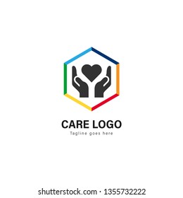 Care Logo Template Design Care Logo Stock Vector (Royalty Free ...