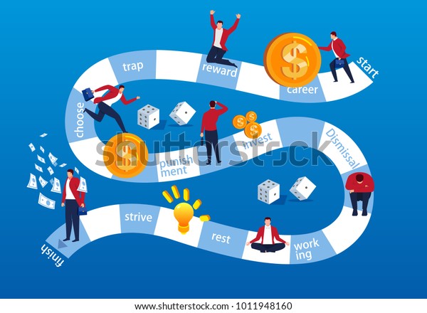 Career Board Game Stock Vector (Royalty Free) 1011948160 | Shutterstock