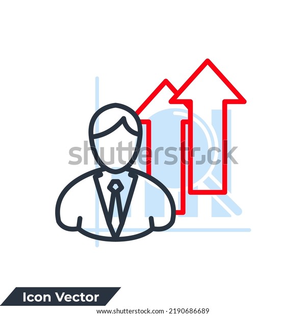 Career Icon Logo Vector Illustration People Stock Vector (Royalty Free ...