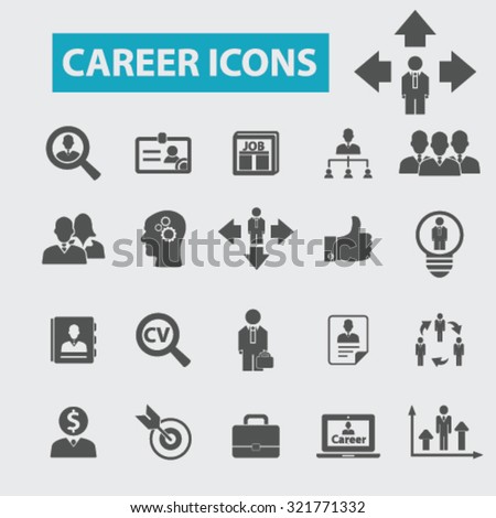 Career Icons Stock Vector (Royalty Free) 321771332 - Shutterstock