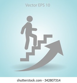 Career Ladder Vector Icon Stock Vector (Royalty Free) 342807314 ...