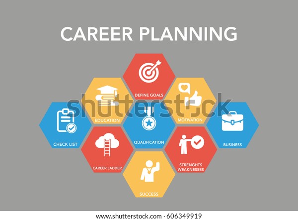 Career Planning Icon Concept Stock Vector (Royalty Free) 606349919 ... Career Planning Icon Concept Stock Vector (Royalty Free) 606349919 ...
