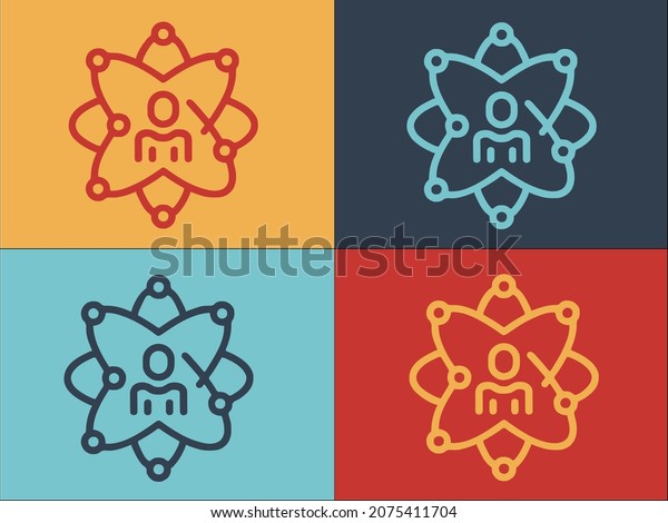 Career Profile Logo Template Simple Flat Stock Vector (Royalty Free ...