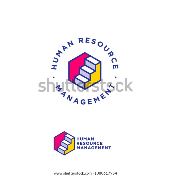 Career Services Logo Human Resources Management Stock Vector (Royalty ...