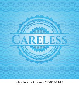 Careless Water Wave Representation Badge Vector Stock Vector (Royalty ...
