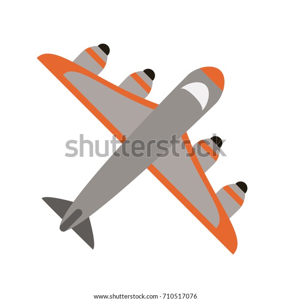 Cargo Airplane Icon Image Stock Vector (Royalty Free) 710517076 ...