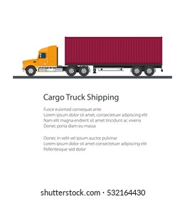 1,734 Container truck poster Images, Stock Photos & Vectors | Shutterstock