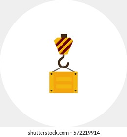 Cargo Lifting Icon Stock Vector (Royalty Free) 386626924