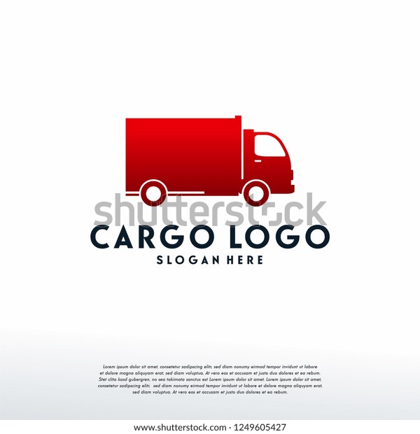 Cargo Logo Designs Template Express Truck Stock Vector (Royalty Free ...