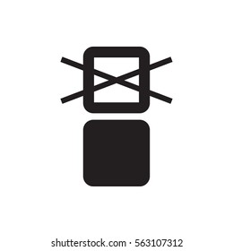 Cargo Only Box Allowed Icon Illustration Stock Vector (Royalty Free ...