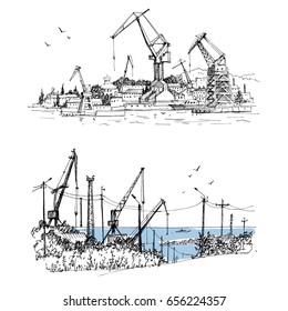 349 Shipyard Drawing Images, Stock Photos & Vectors | Shutterstock