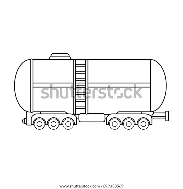 Cargo Tank Icon Stock Vector (Royalty Free) 699338569