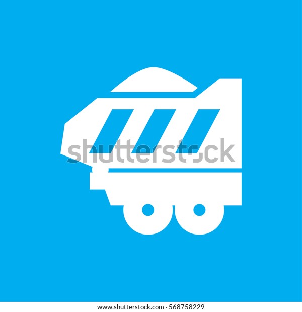 Cargo Trailer Icon Illustration Isolated Vector: เวกเตอร์สต็อก (ปลอดค่า ...