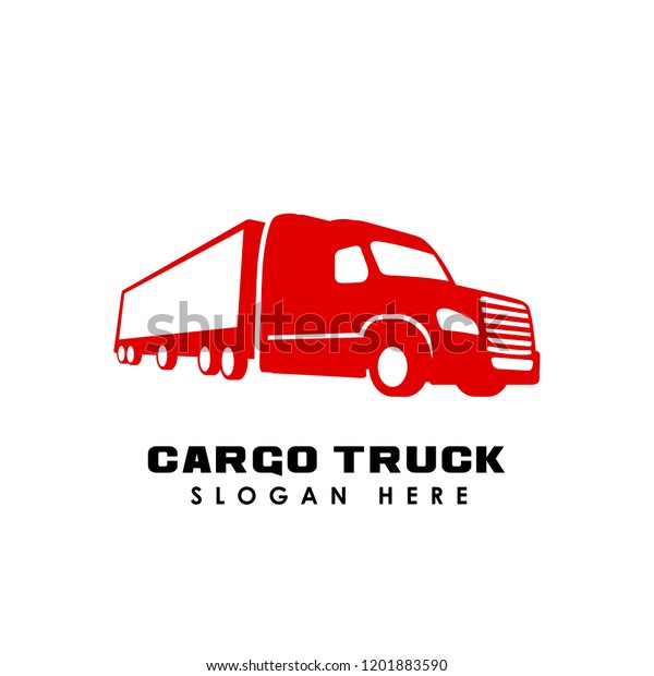 Cargo Truck Logo Design Template Truck Stock Vector (Royalty Free ...