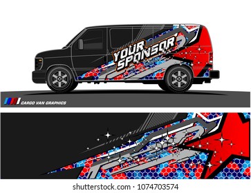 Cargo Van Racing Graphic Abstract Star: เวกเตอร์สต็อก (ปลอดค่าลิขสิทธิ์ ...