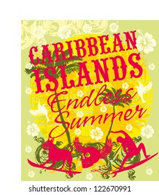 Caribbean Islands Vector Art Stock Vector (Royalty Free) 122670991