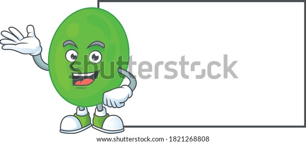 Caricature Drawing Cocci Board Vector Illustration Stock Vector ...