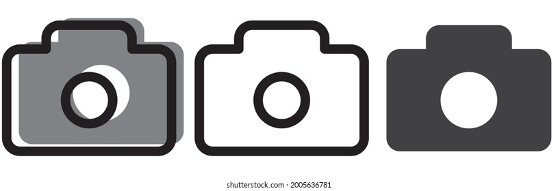 Carmera Icon Set Vector Illustration Icon Stock Vector (Royalty Free ...