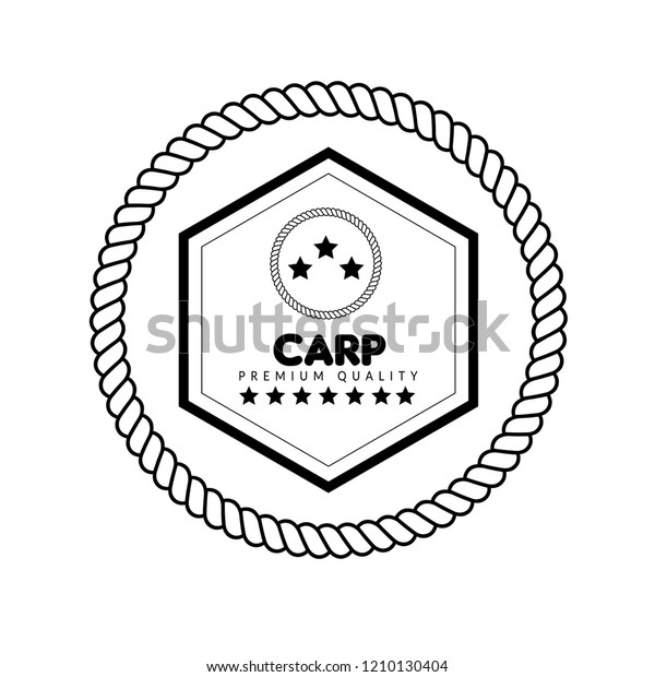Carp Premium Quality Badge Premium Quality Stock Vector (Royalty Free ...