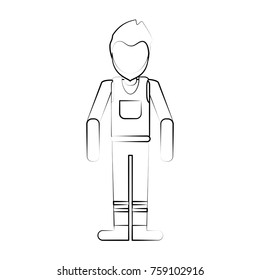 Carpenter Avatar Full Body Icon Vector Stock Vector (Royalty Free ...