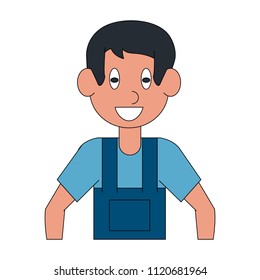 Carpenter Man Cartoon Stock Vector (Royalty Free) 1120682090 | Shutterstock