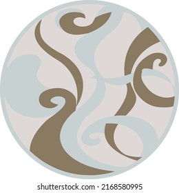 Carpet Border Pattern Design Element Stock Vector (Royalty Free ...
