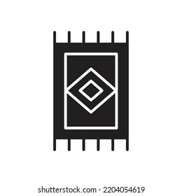 Carpet Top View Icon Design Isolated Stock Vector (Royalty Free ...