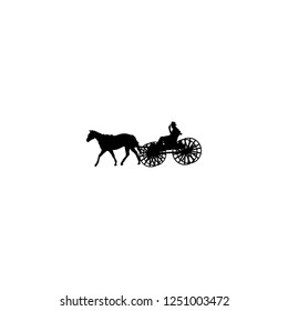 Four Horses Harnessed Open Carriage 3d Stock Illustration 1227420343