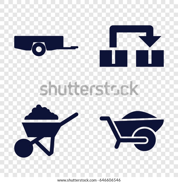 Carry Icons Set Set 4 Carry Stock Vector (Royalty Free) 646606546 ...