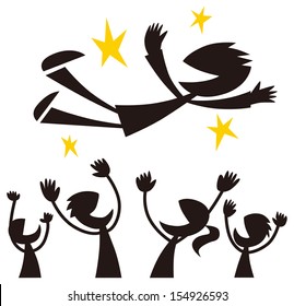 Carry On Shoulders Stock Vector (Royalty Free) 154926593 | Shutterstock